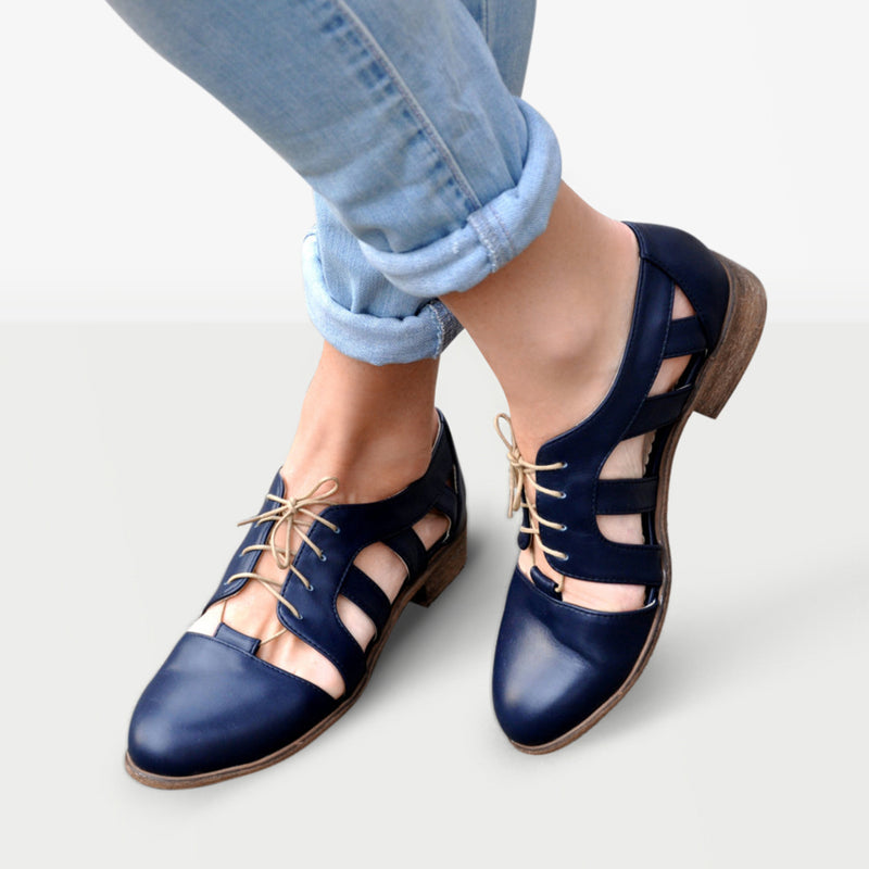 Cut Out Oxford Shoes by Julia Bo | Women's Custom Oxfords & Boots ...