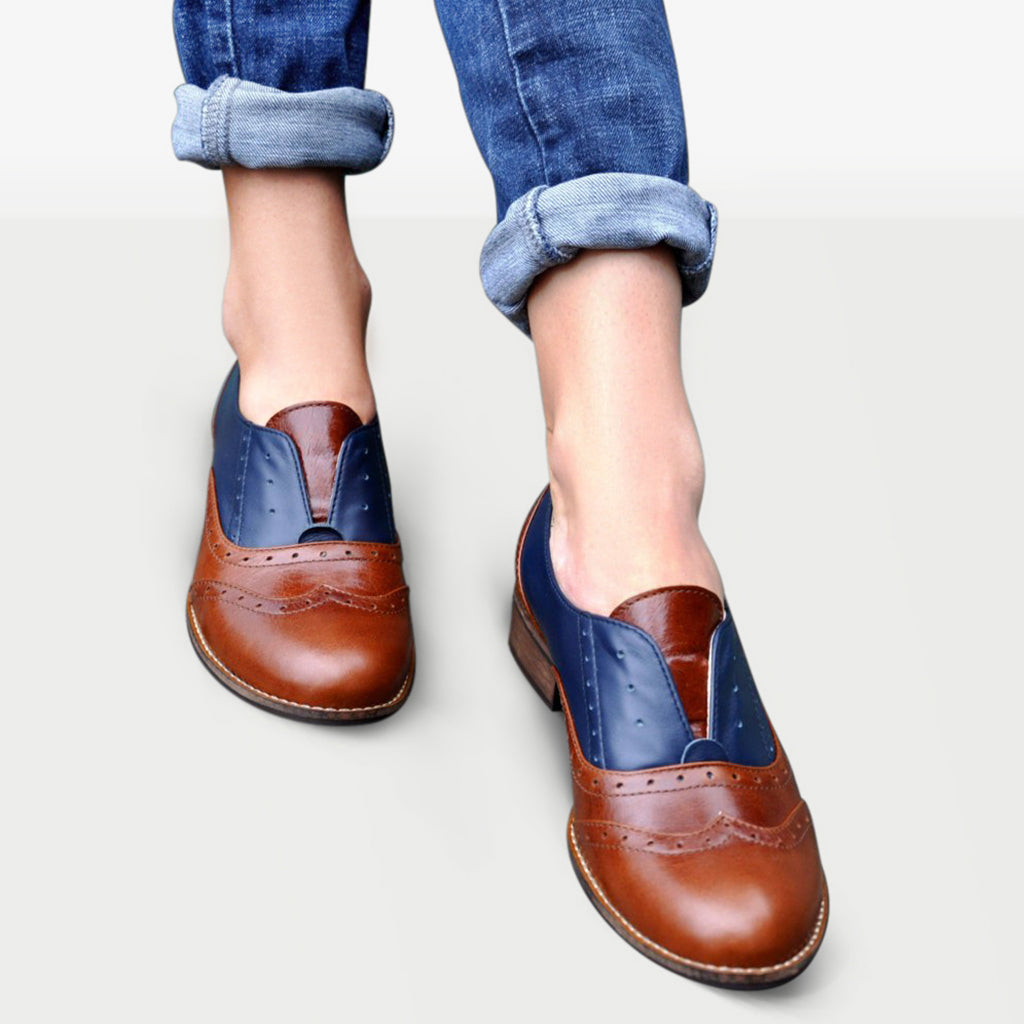 Laceless Oxfords Womens - Pershing by Julia Bo | Handmade Shoes & Boots ...